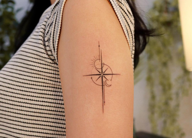 Compass Tattoo: A Guide to Designs, Styles, and Meanings — InkMatch
